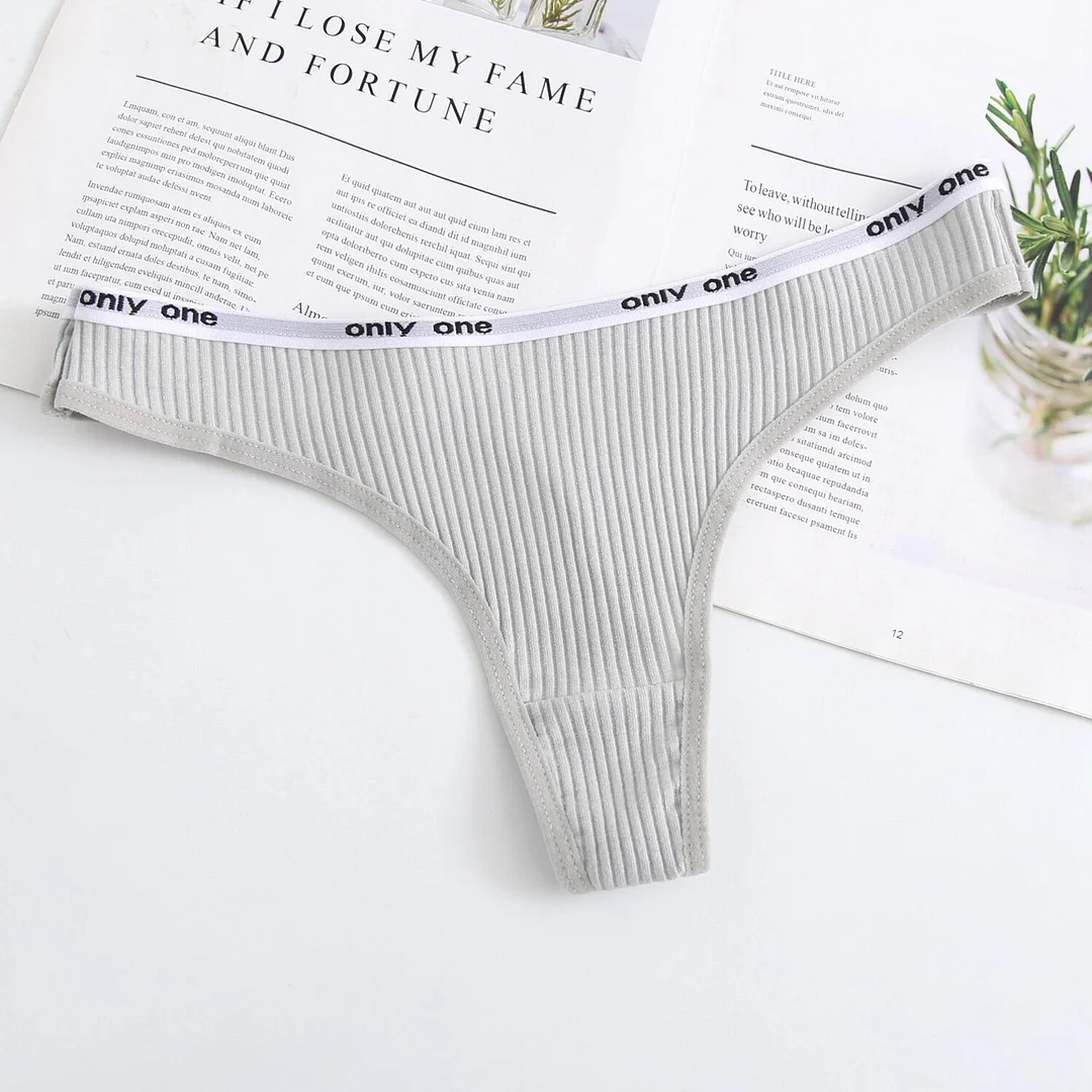 Billionm Women Sexy Panties Low Waist G String Female Thongs Cotton ...