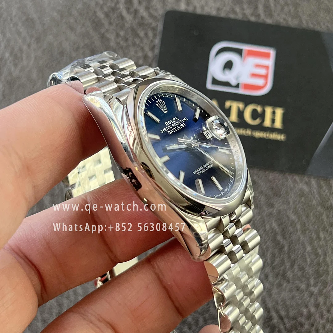 Rolex Datejust 36mm Stainless Steel on Jubilee with Blue Dial and ...