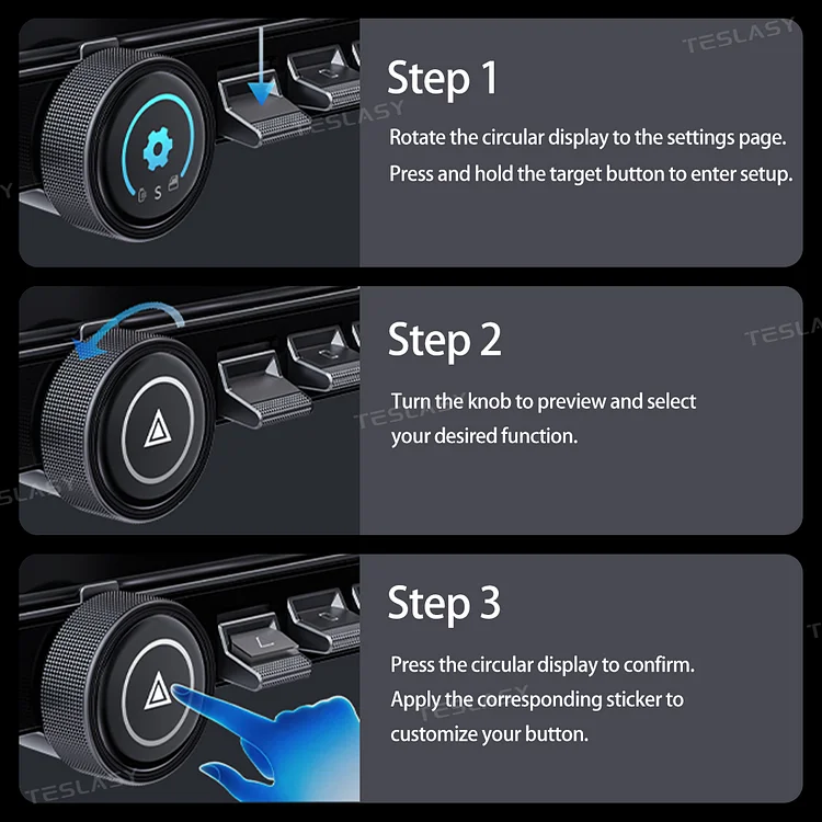 Tesla Model 3/Y/Highland Multi-function Intelligent Control Physical ...