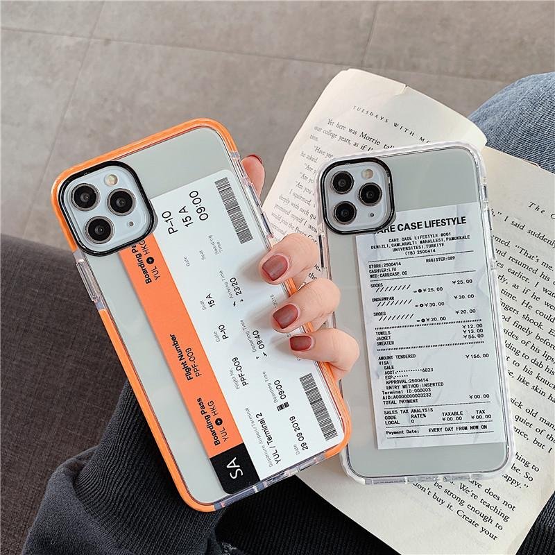 Transparent Tag Phone Case