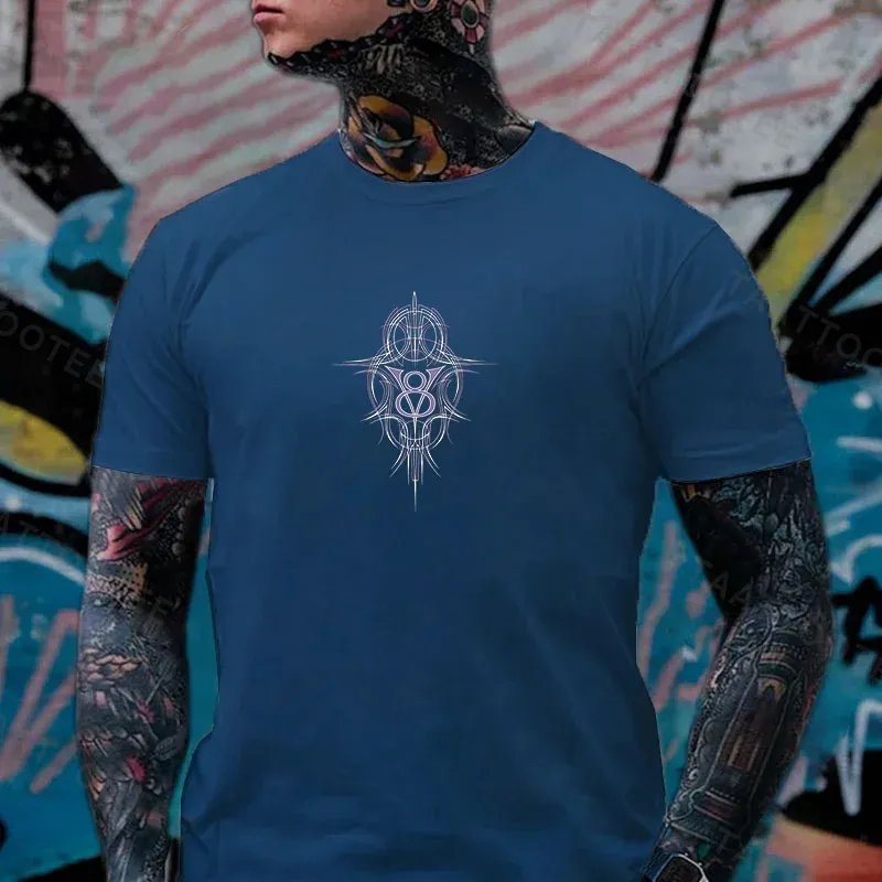 V8 Phantom Pinstripe Speed&Energy Print Men's T-shirt