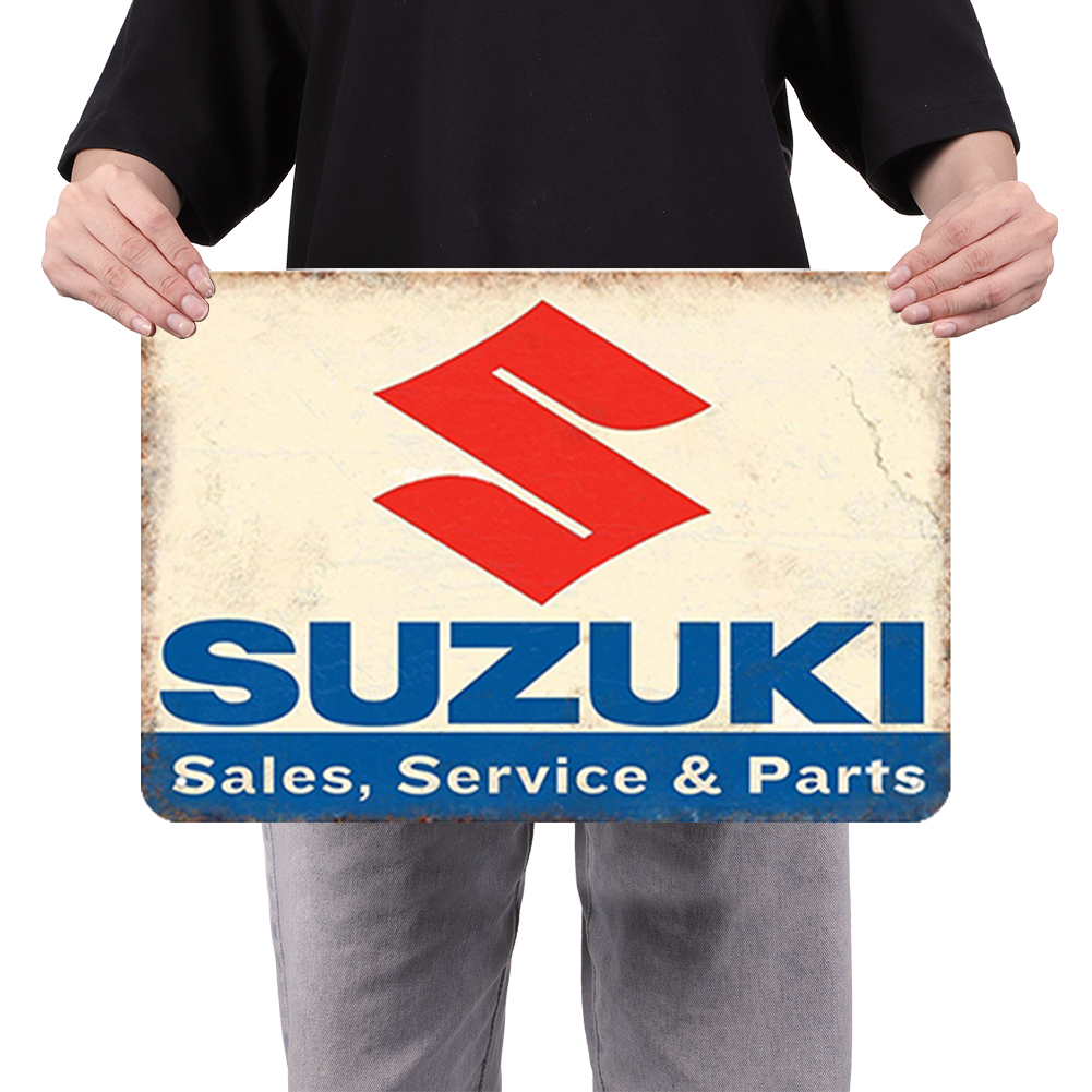 [Big Size]SUZUKI Motorcycle - Metal Tin Signs(12*16Inch) - Garage&Transport