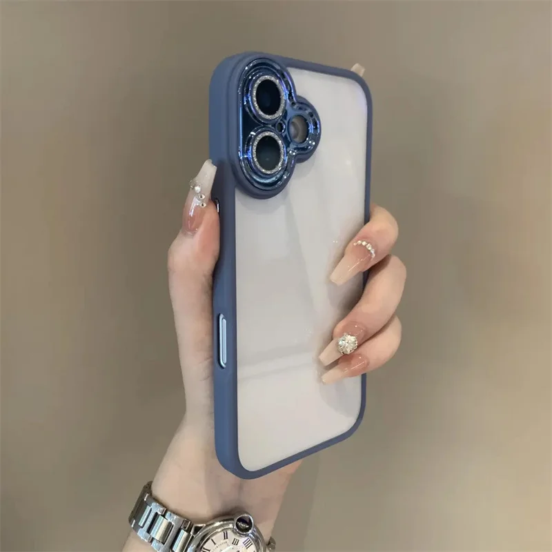 2024 Silicone Anti-slip Drop-resistant Transparent Cell Phone Case with ...