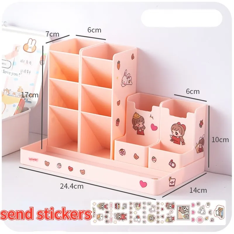 Nigikala Desktop Stationery Organizer Pen Holder Storage Box Set Office ...