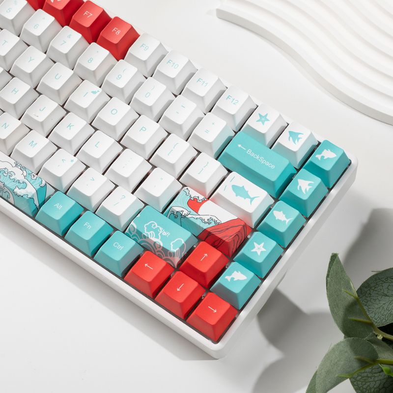 Blue Whale PBT Keycaps