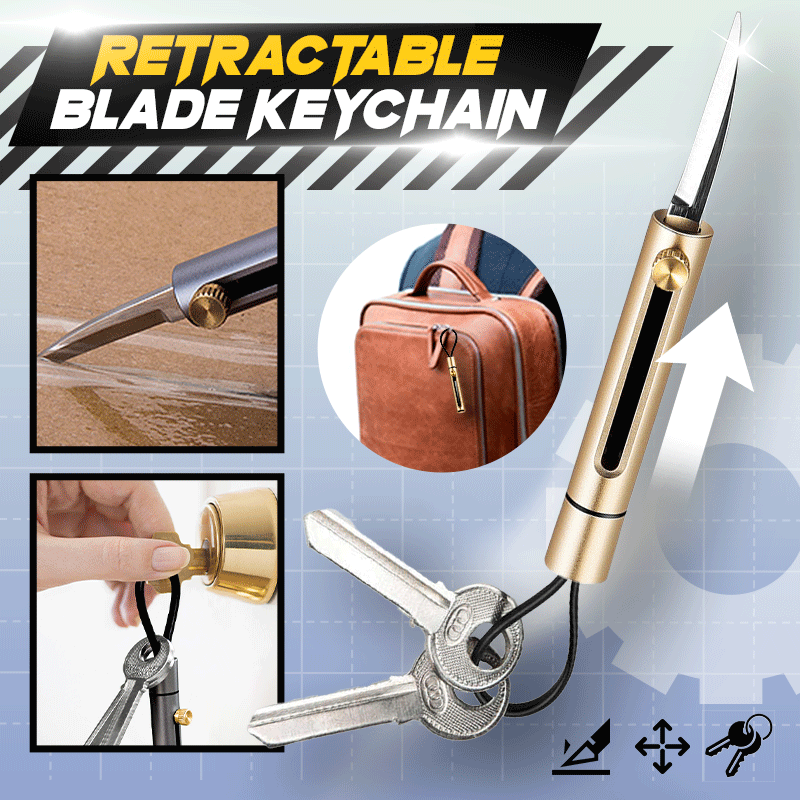Retractable Blade Keychain