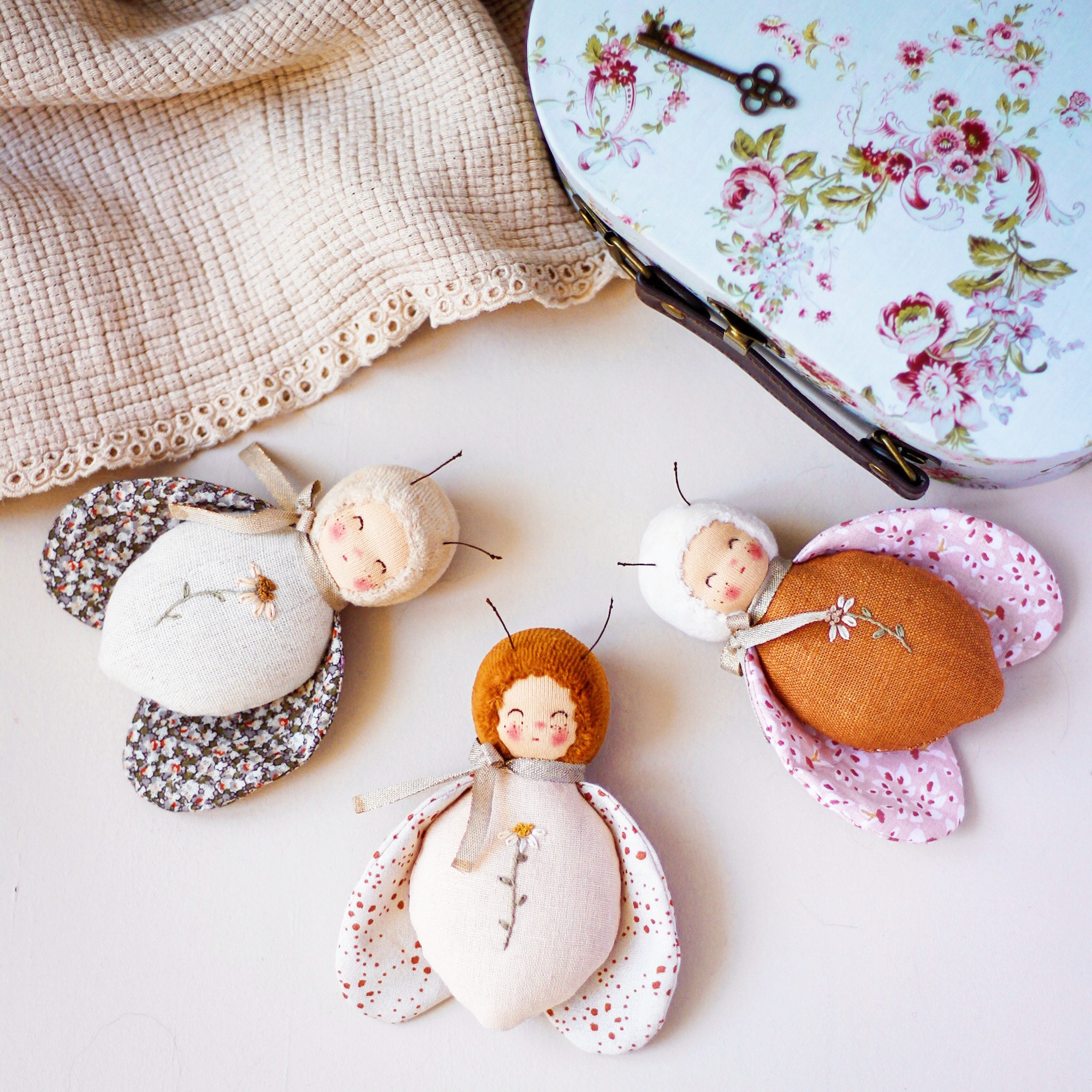 DIY Adorable Flying Bug Template Set - With Instructions