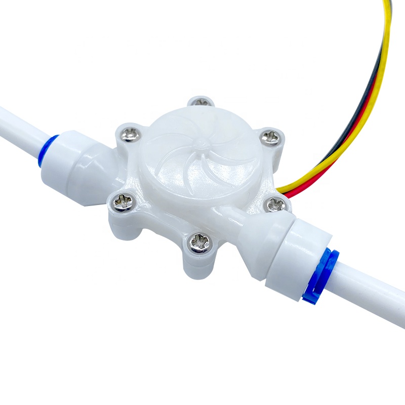 Plastic flow sensors dc3-24v micro water flow meter hall effect water ...