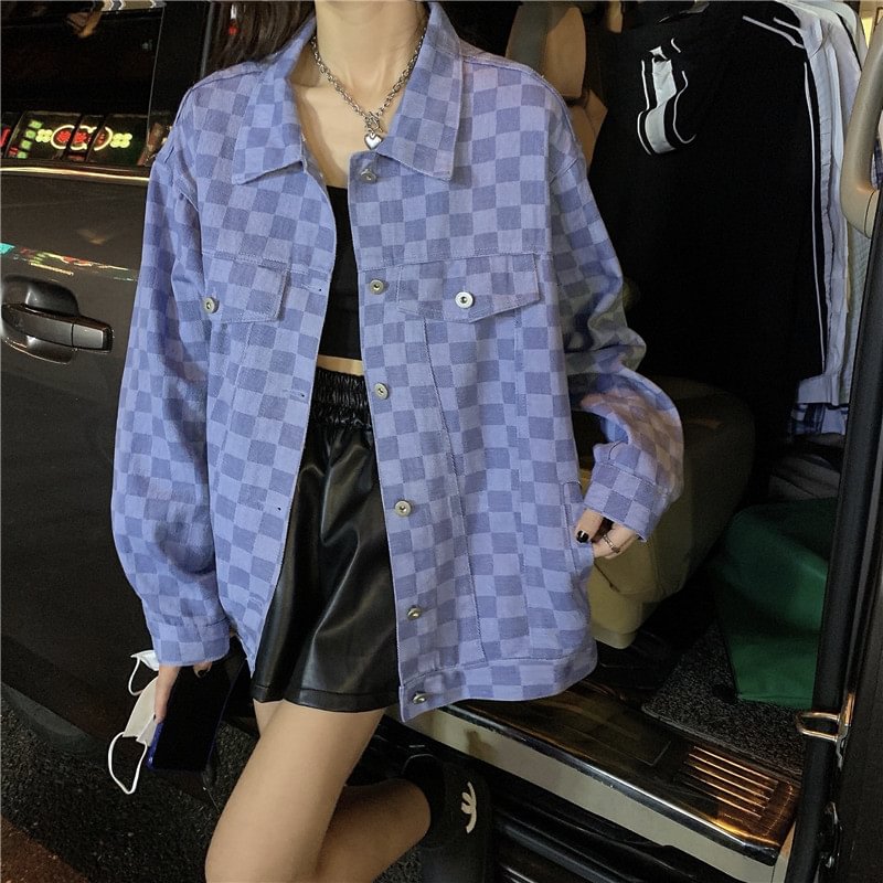 CHECKERBOARD JACKET