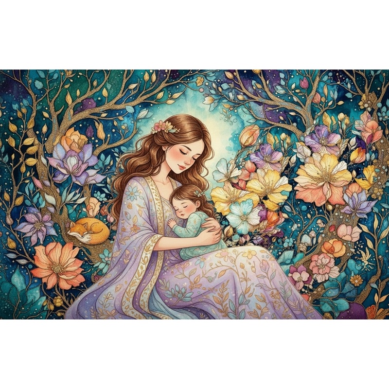 Betti Collaboration |Mother Child Garden– Partial AB & Fairy Dust Drill ...