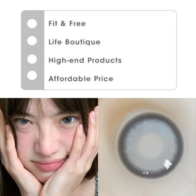 Teardrop Bubbles Contact Lenses(12 months wear)