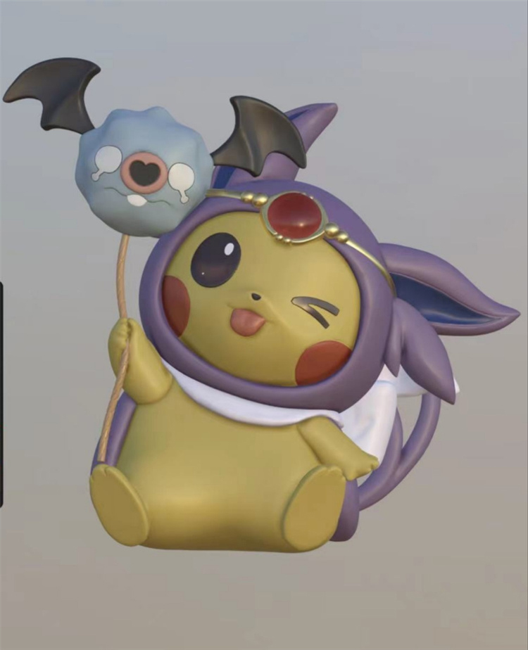 Espeon Cosplay Pikachu - Pokemon Statue - Kipi Studio