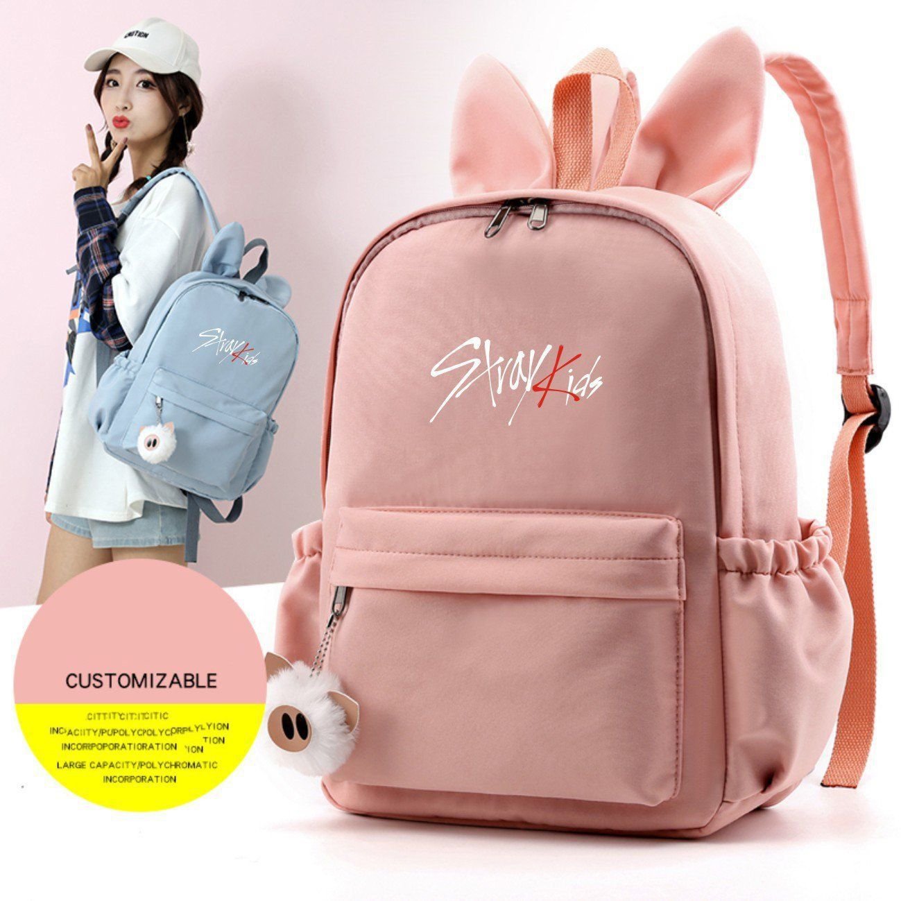 Stray Kids Rabbit Ears Backpack