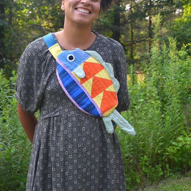 Fish Sling Bag Template Set - With Instructions