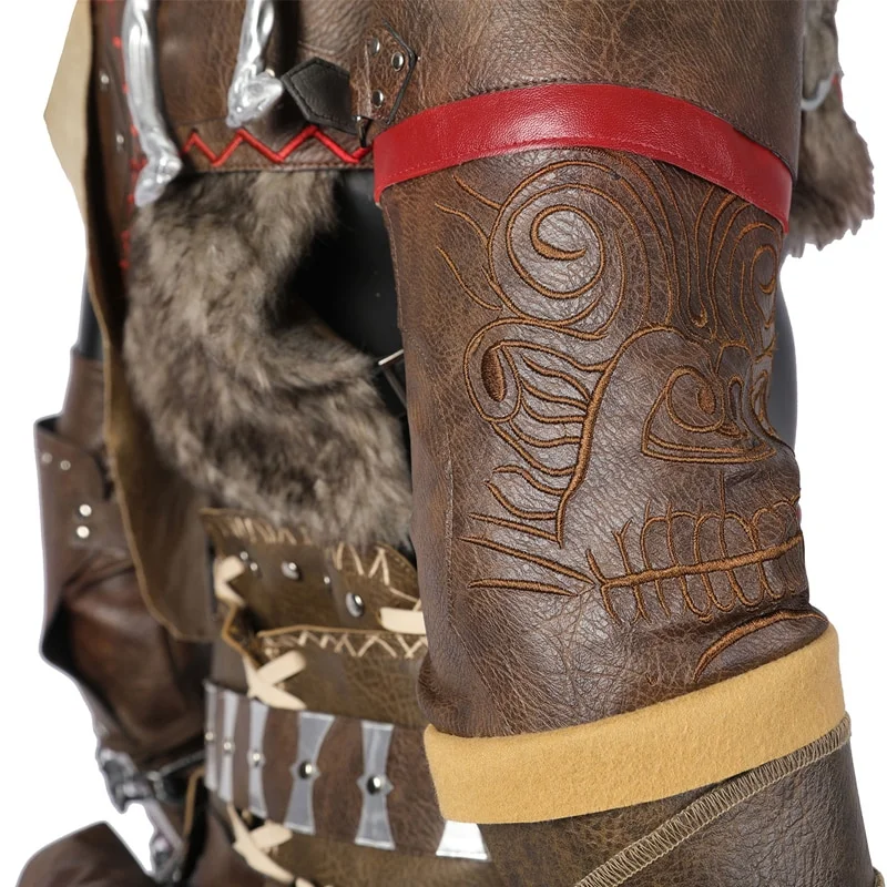 God of War Ragnarok Kratos Halloween Cosplay Costume Outfits Full set