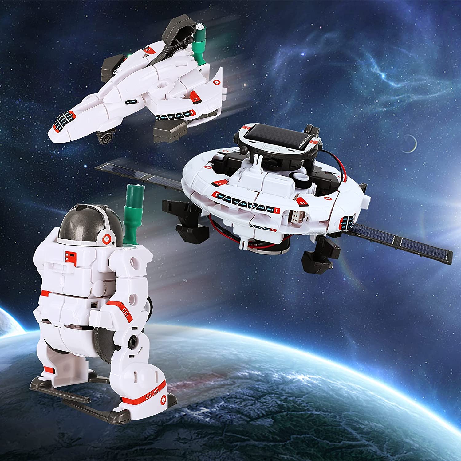 STEM 7-in-1 Space Fleet Robot Kit