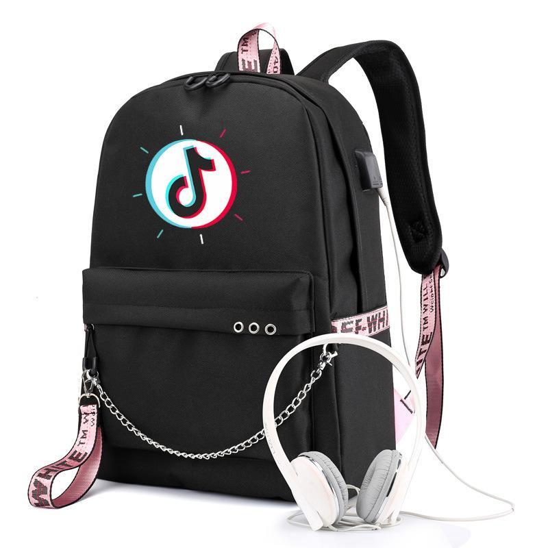 Fashion Tik Tok Backpack School Backpack For Teenage Fans