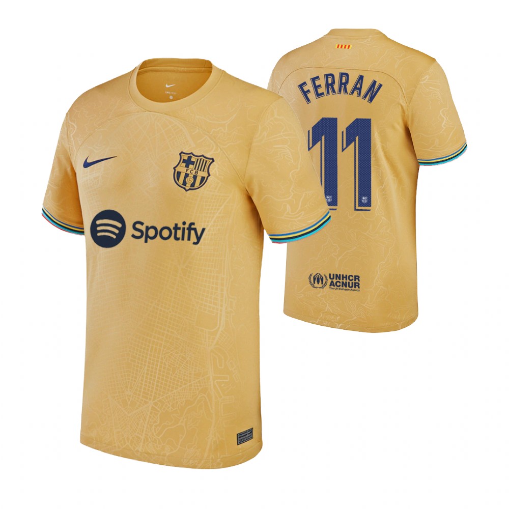 Maillot FC Barcelone Ferran Torres 11 Extérieur 2022-2023