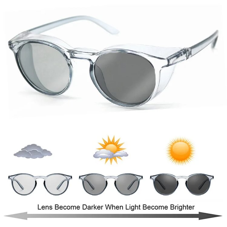 Polarized Sunglasses Anti-allergy Photochromic Windproof Glasses ...