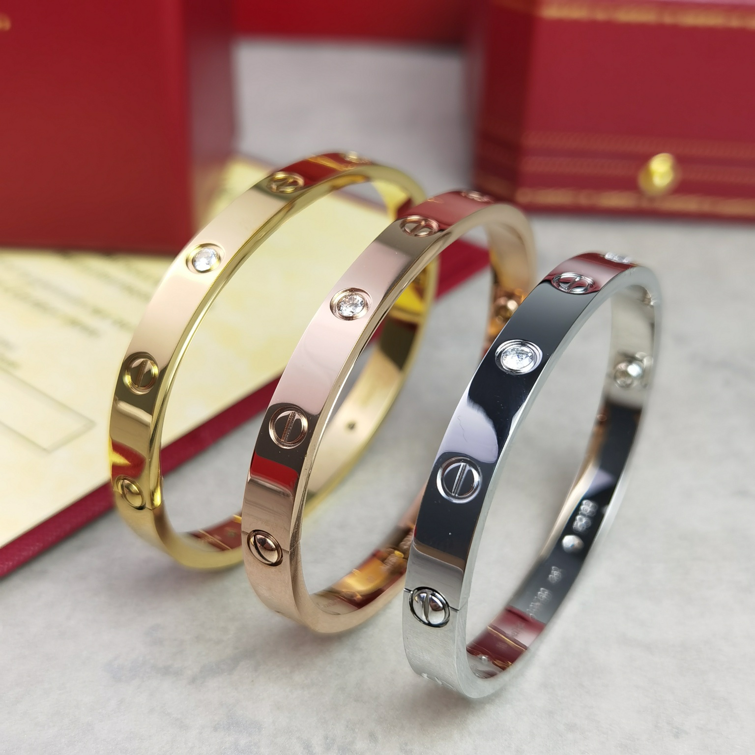 Cartier screw bracelet Wide version