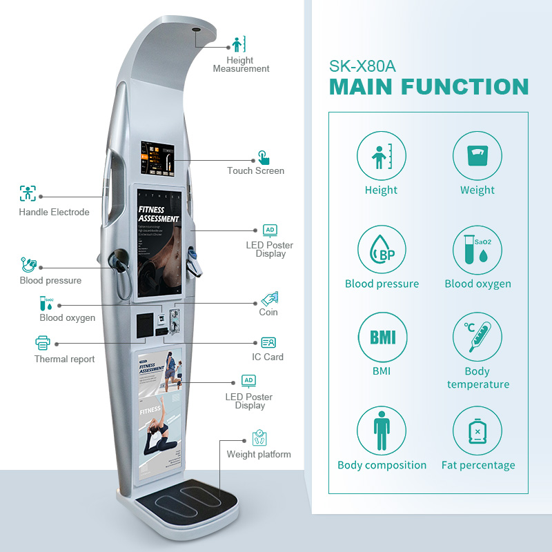 RFID Smart weighing scales elegant design integrated ultrasonic ...