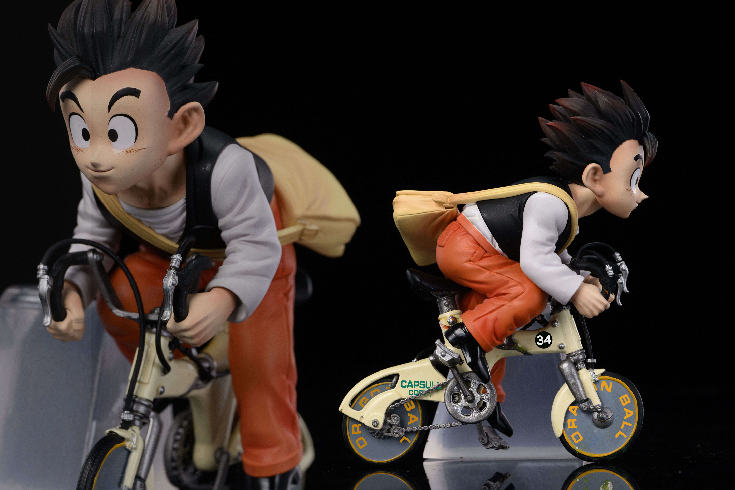 WCF Scale Riding Bicycle Son Gohan - Dragon Ball Resin Statue - LeaGue ...