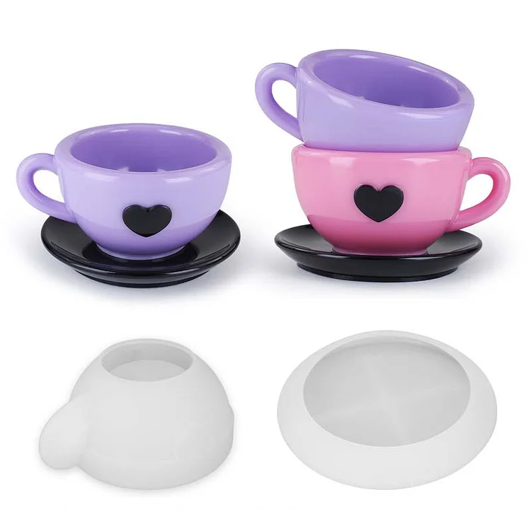 Coffee Cup & Coaster Silicone Mold Set | Resin Molds for Creative ...