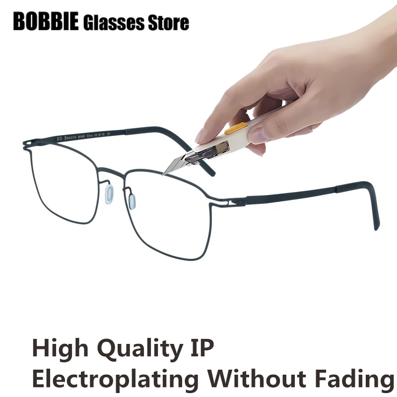 Lifetime Warranty German Brand Oversize Eyeglasses Men Pilot Ultralight ...