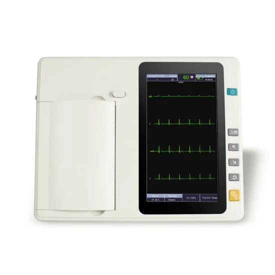 (Only for USA) ECG/EKG Machine 7’’ LCD Touch Screen Digital 6 Channel ...