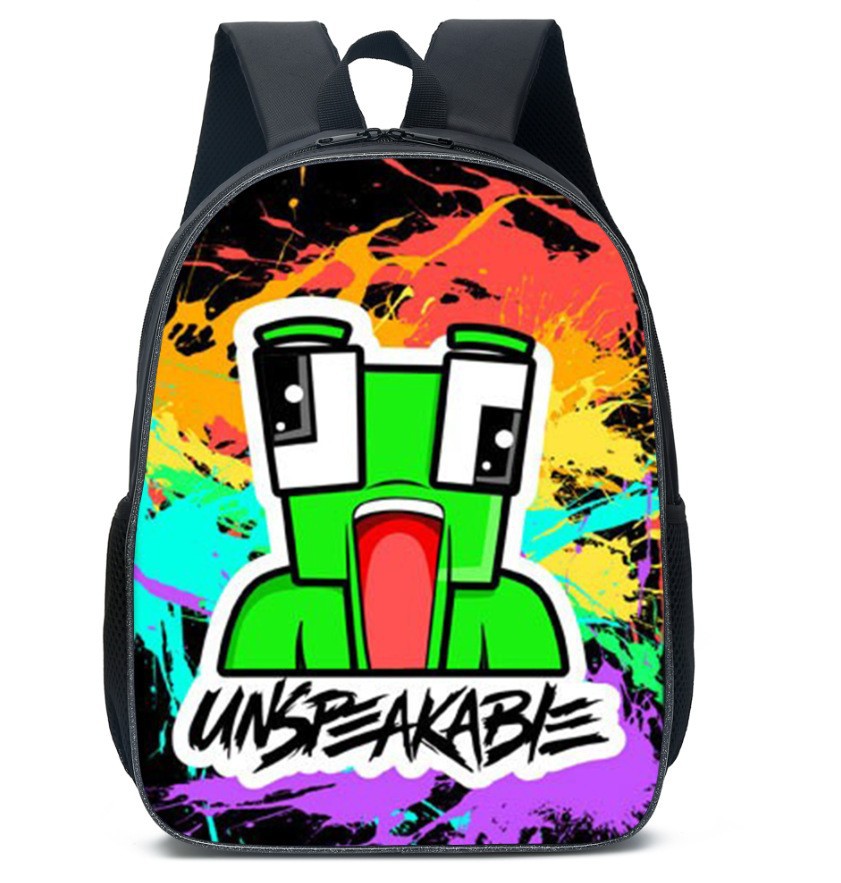 Unspeakable Cartoon Backpack Set Backpack Set 16 inch Book Bag Backpack