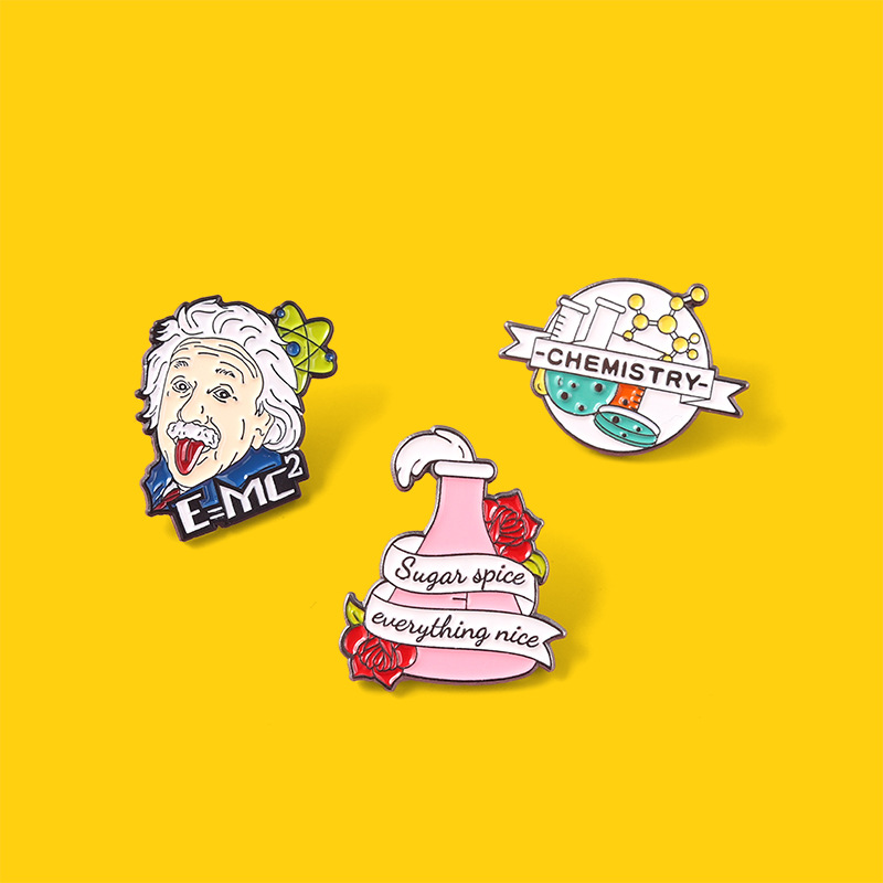 Chemistry enamel pin