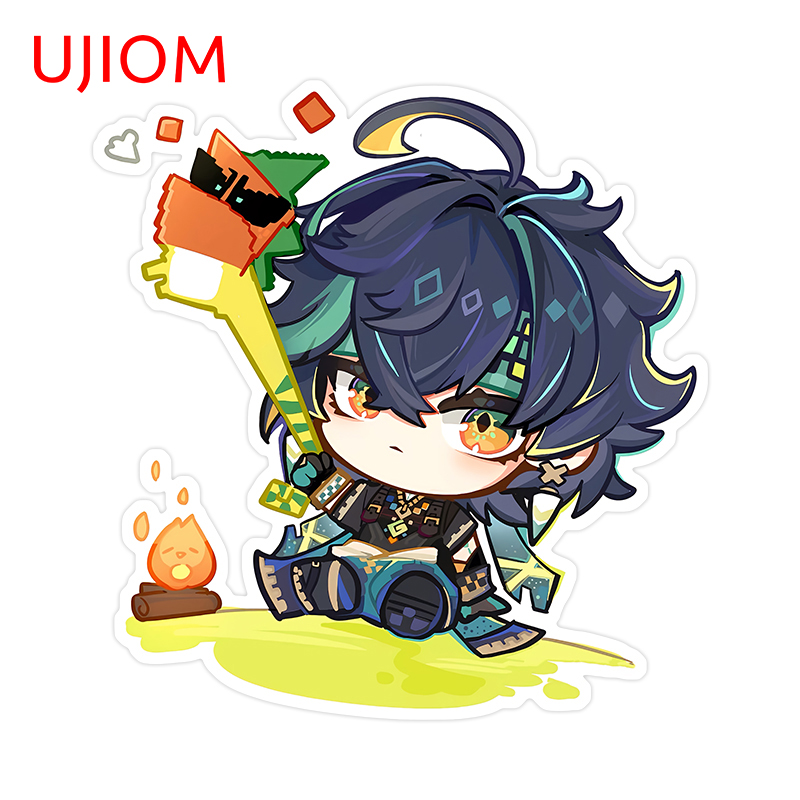 13cm × 12.5 cm Genshin Impact Kinich Wall Sticker