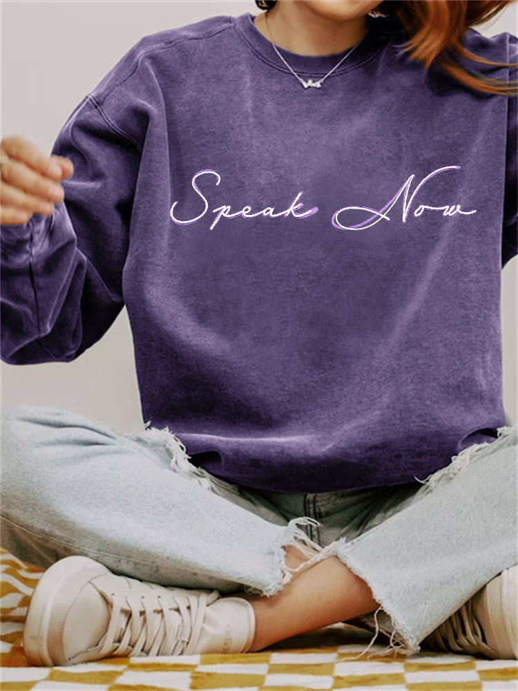 Speak Now Vintage Washed Sweatshirt