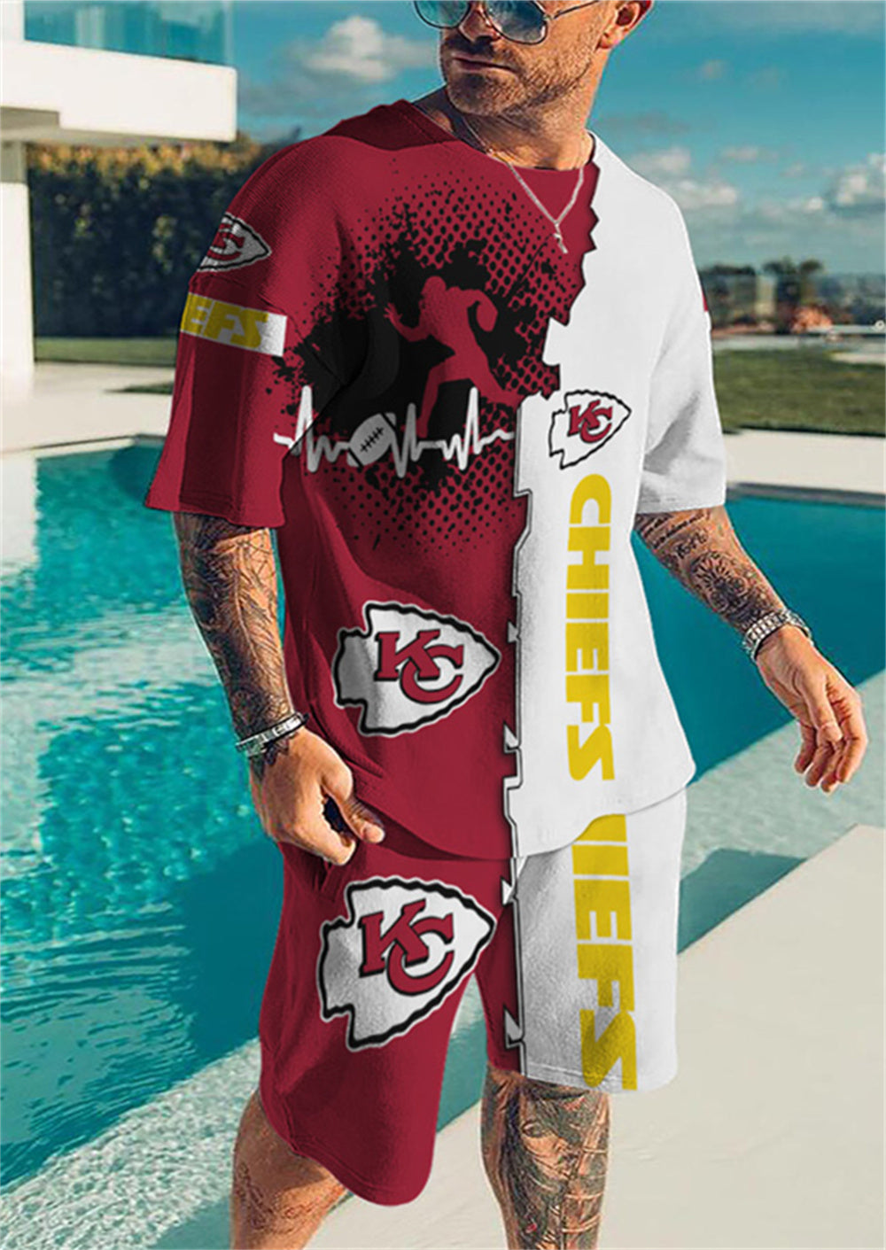 Kansas City Chiefs Limited Edition Top And Shorts Two-Piece Suits