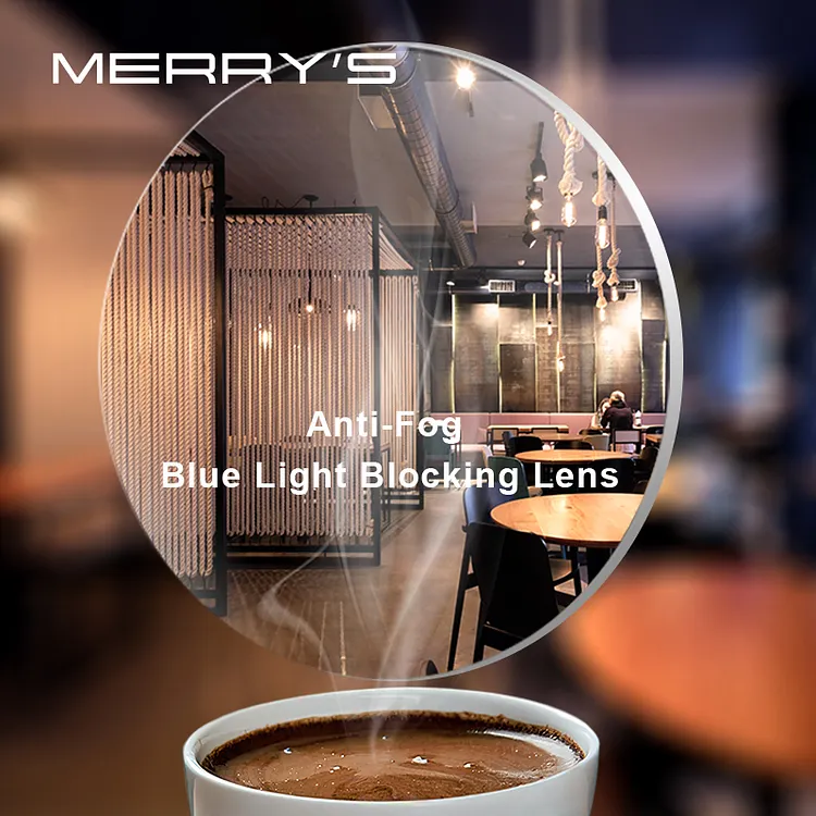 MERRYS Anti-Fog Blue Light Blocking Series Optical Prescription Glasses ...