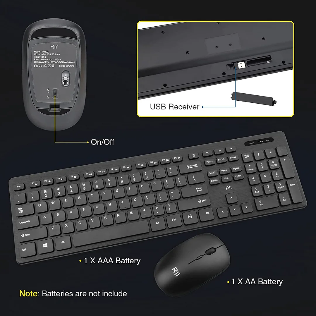 Rii RK200 Wireless Keyboard