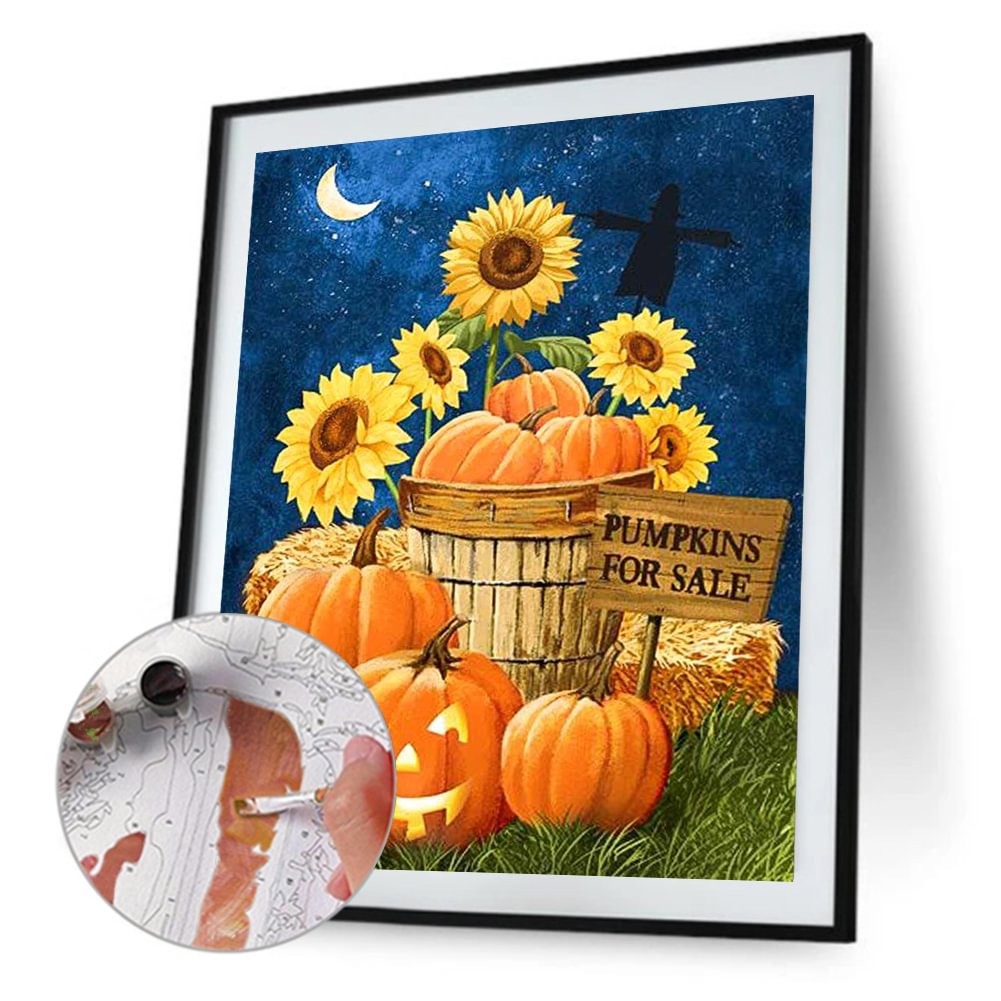 Halloween Paint By Numbers 40 50cm halloween-paint-by-numbers-40-50cm