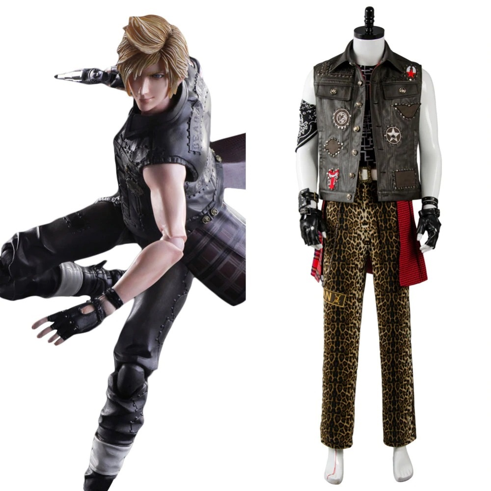 Best Final Fantasy Xv Ff15 Prompto Argentum Outfit Cosplay Costume
