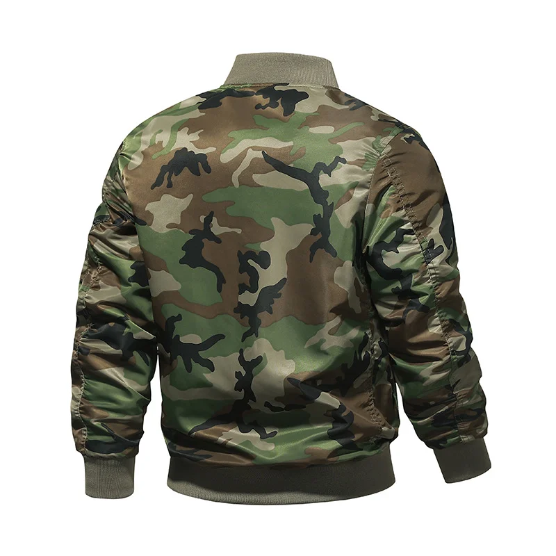 Camouflage jacket air force ma1 pilot jacket men's flight jacket