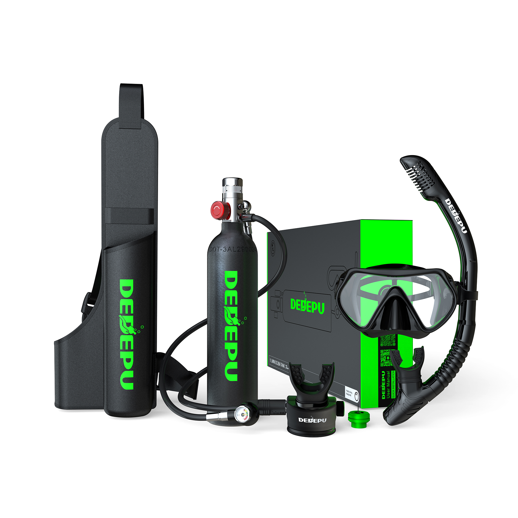 DEDEPU Refillable Mini Scuba Dive Tank DEDEPU-SCUBA DIVE EQUIPMENT