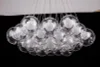 Nordic Modern LED Double-Deck Glass Ball Pendant Lights G4 Bulb Hall Lights
