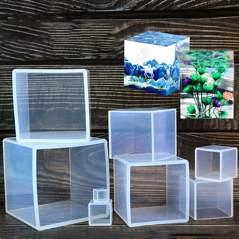 Craft Your Masterpiece with CrazyMold's Classic Square Resin Mold - 8 ...