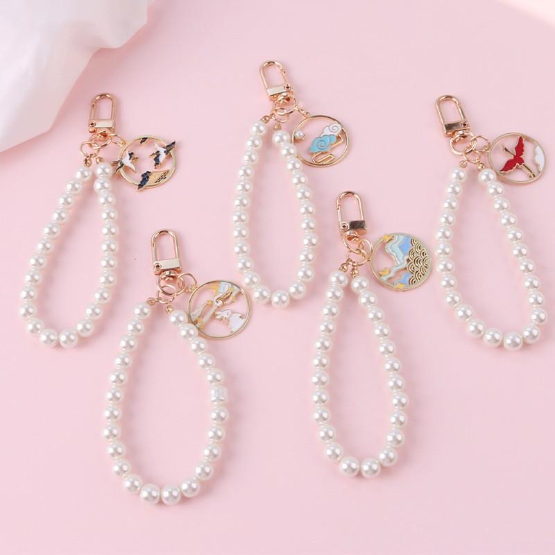 Classic Pearls Keychain