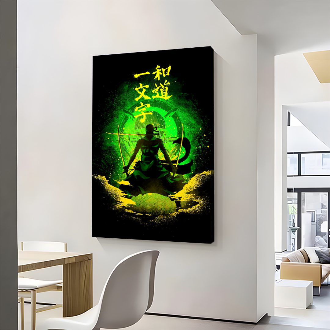 Roronoa Zoro Wado Ichimonji Canvas Wall Art