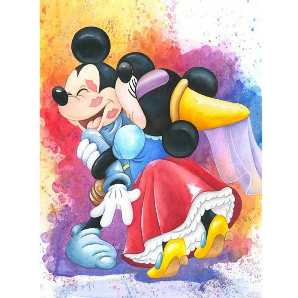 Cartoon Mickey Mouse (canvas) full round or square drill diamond painting