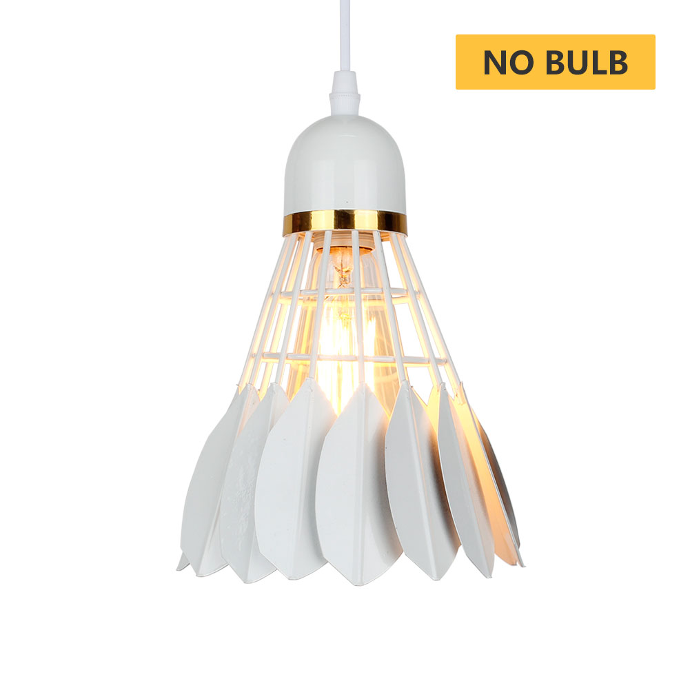 ASCELINA E27 badminton Pendant Lamp shuttlecock retro loft Iron art ...