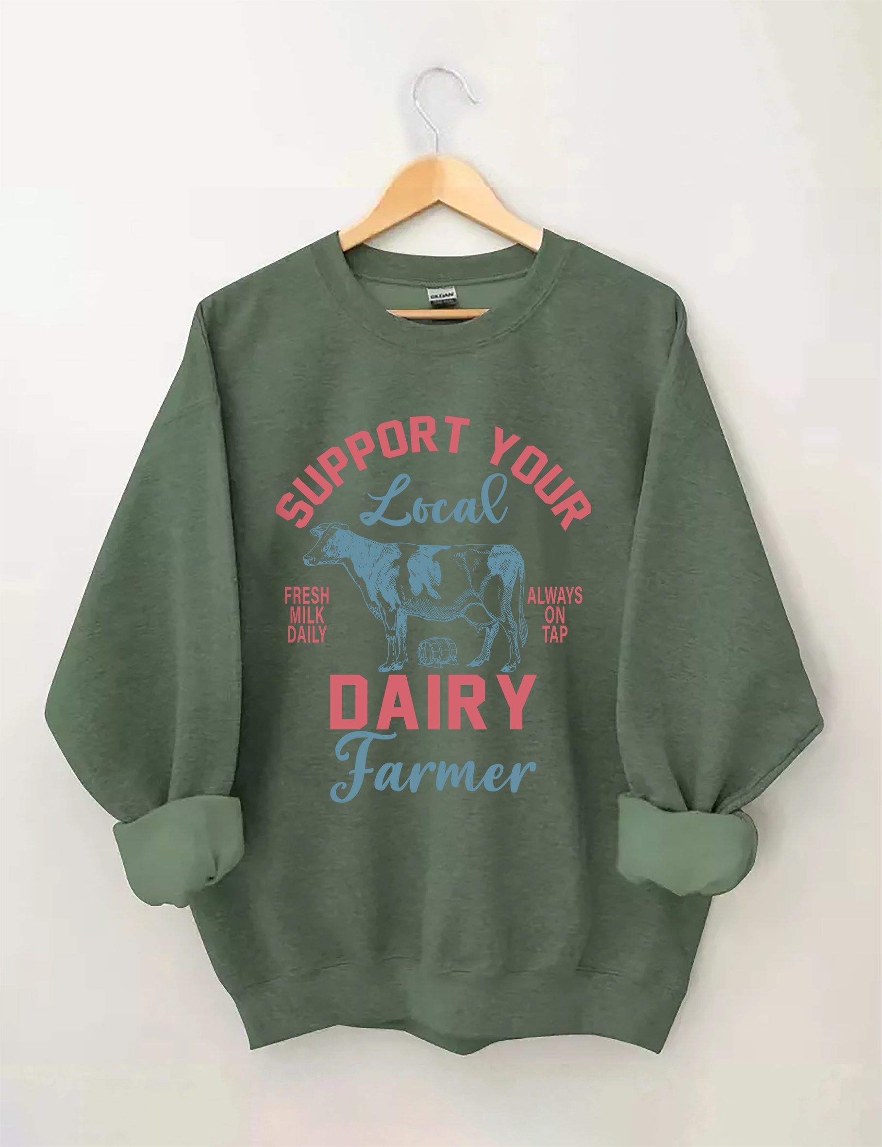 Support Local Dairy Farmer Sweatshirt