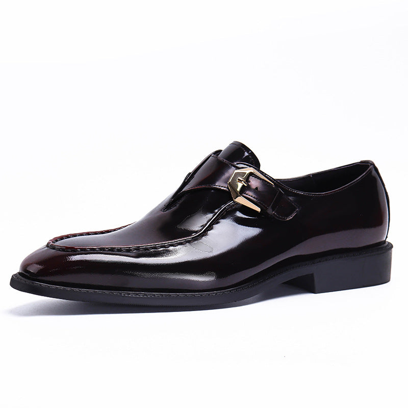 DANRRIO Patent Leather Shiny Formal Shoes
