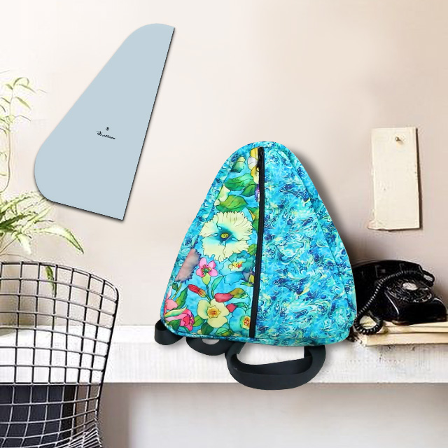 Triangular Fabric Backpack Sewing Template – Instructions Included