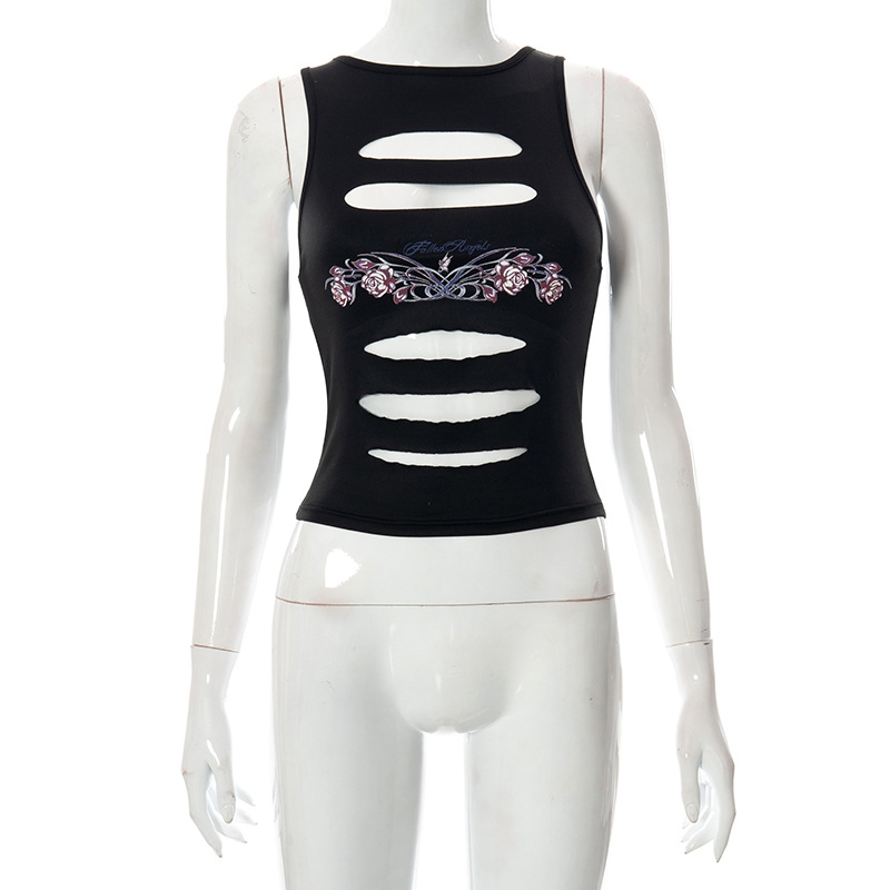 FALLEN ANGELS RIPPED TANK TOP